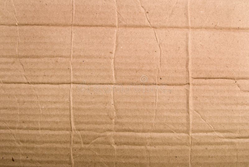Old Cardboard Scrap on White Stock Photo - Image of crimped, card: 3015244