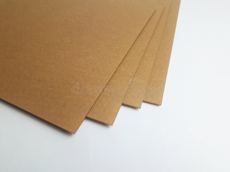 Cardboard Sheets Stacked Together To Form a Pattern Stock Image - Image ...