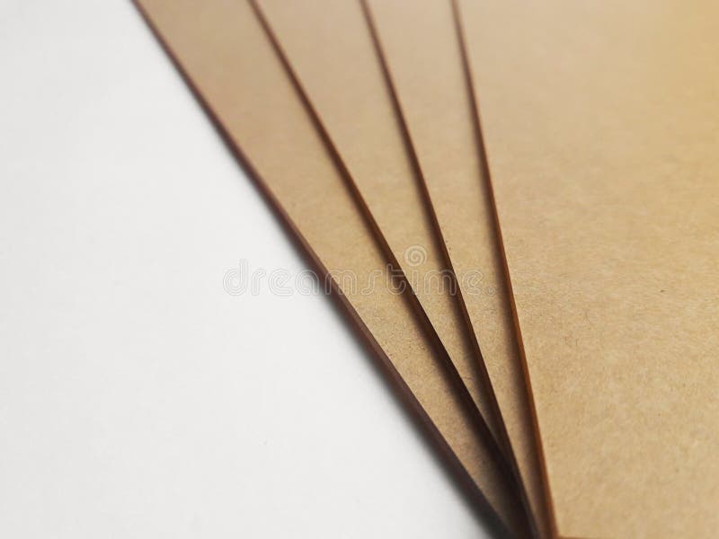 Cardboard Sheets Stacked Together To Form a Pattern Stock Photo - Image ...