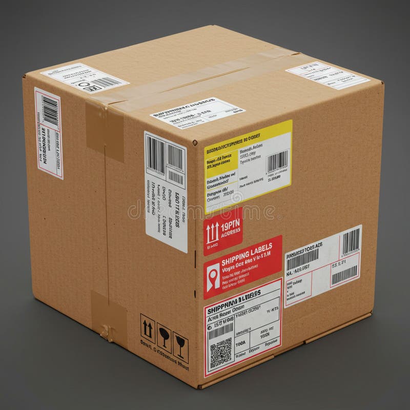 Different Shipping Labels Stock Illustrations – 86 Different Shipping ...