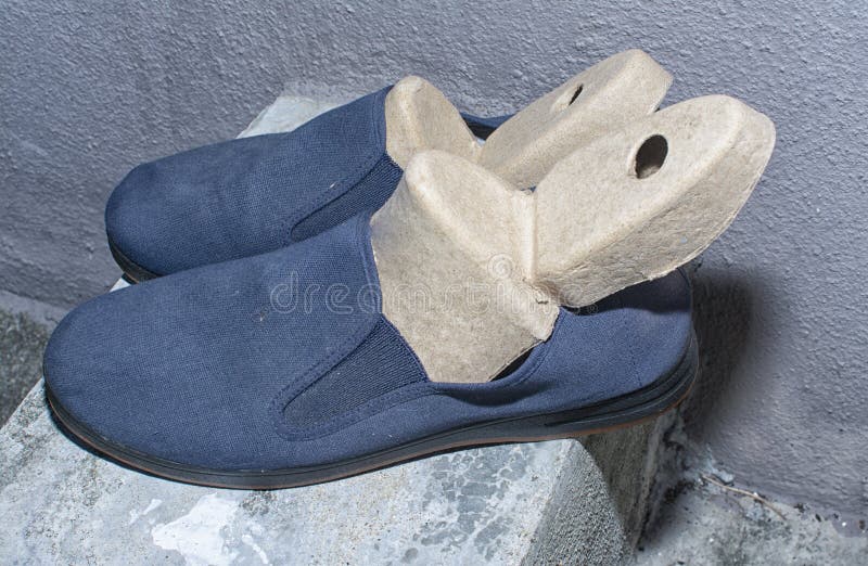 Cardboard Shoe Tree or Insert Accessory Stock Image - Image of maker ...