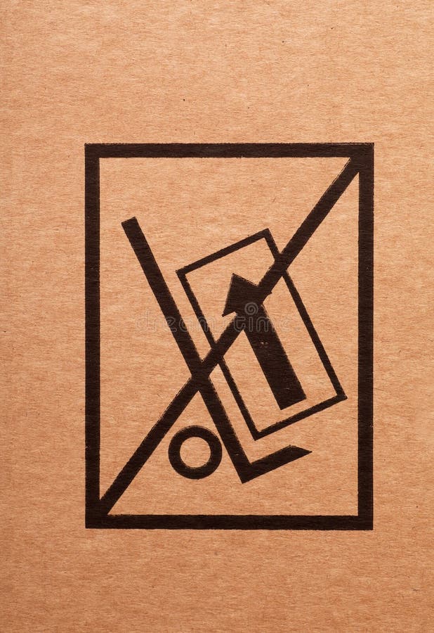 Cardboard sign stock photo. Image of pack, packaging - 26636426