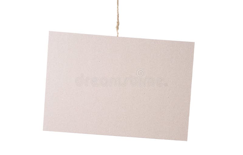 A cardboard sign stock image. Image of displaying, advertisement ...