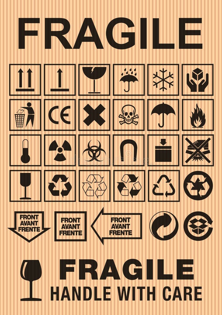 Carton Warning Signs Stock Illustrations – 169 Carton Warning Signs ...