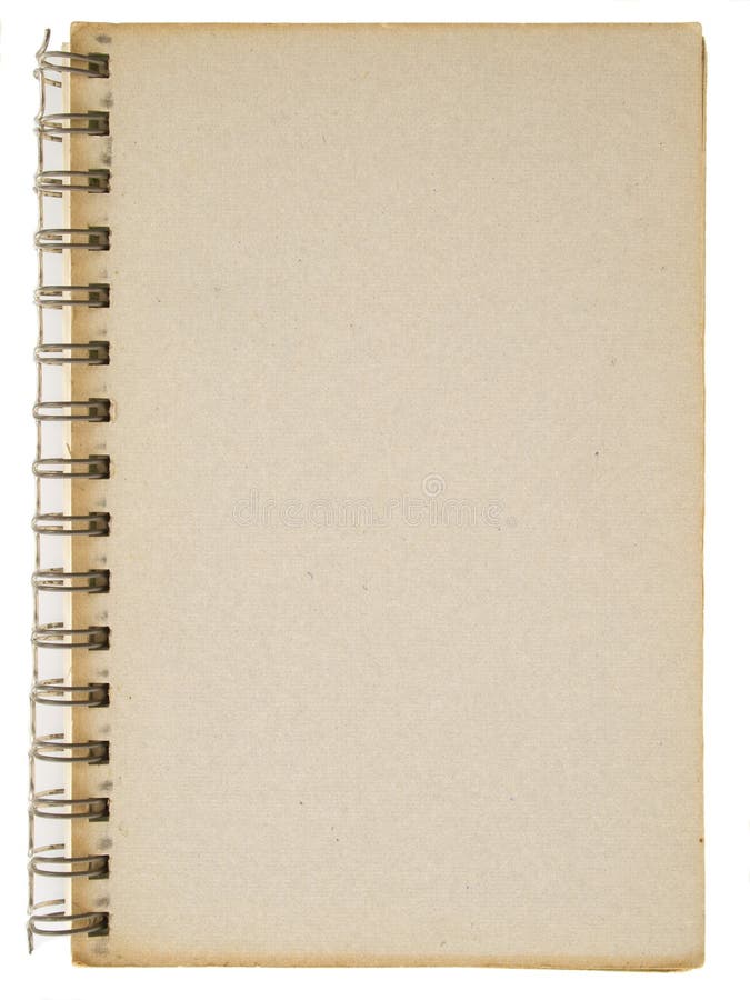 Cardboard spiral notebook stock image. Image of green - 16941003