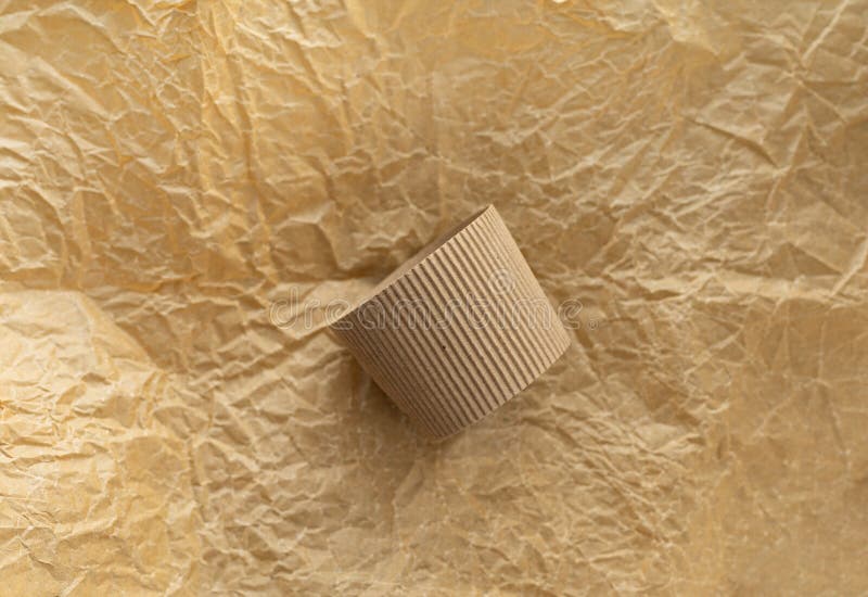 A Cardboard Stand for a Paper Cup Stock Image - Image of pile ...