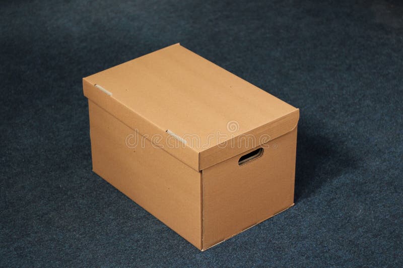 Cardboard Storage Boxes. stock image. Image of cargo - 63659095