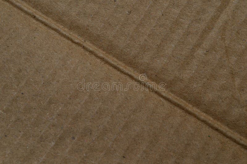 Cardboard Surface Texture with Soft Fibers with a Crease Effect Stock ...