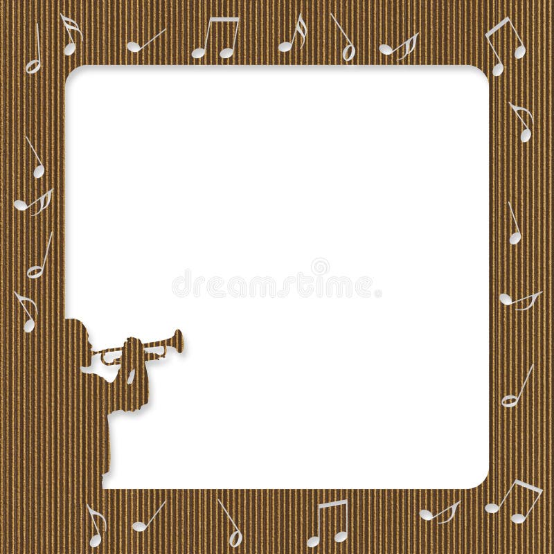 Cardboard Trumpet Player Frame Stock Illustrations – 1 Cardboard ...