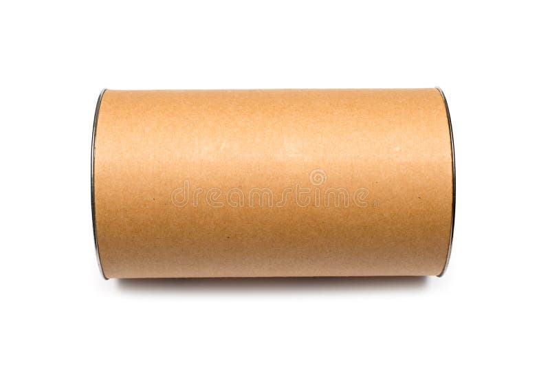 Cardboard tube stock image. Image of isolated, mail, brown - 37508435