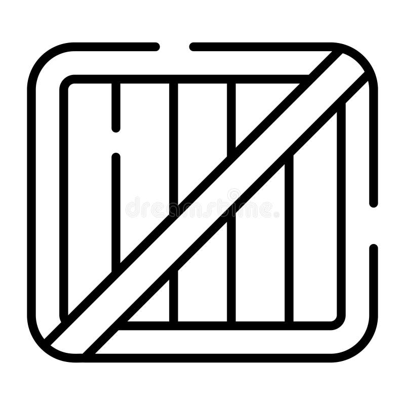 Cardboard Vector Icon in Modern Style, Wooden Box Design Stock Vector ...