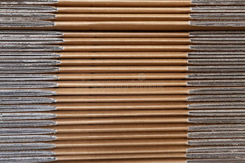 Cardboard in a Warehouse for the Production of Paper, Texture, Germany ...
