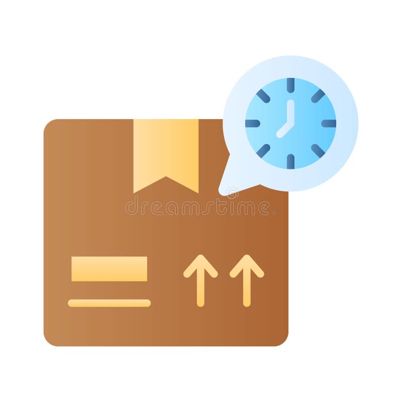 Less Processing Time Blue Gradient Concept Icon Stock Vector ...
