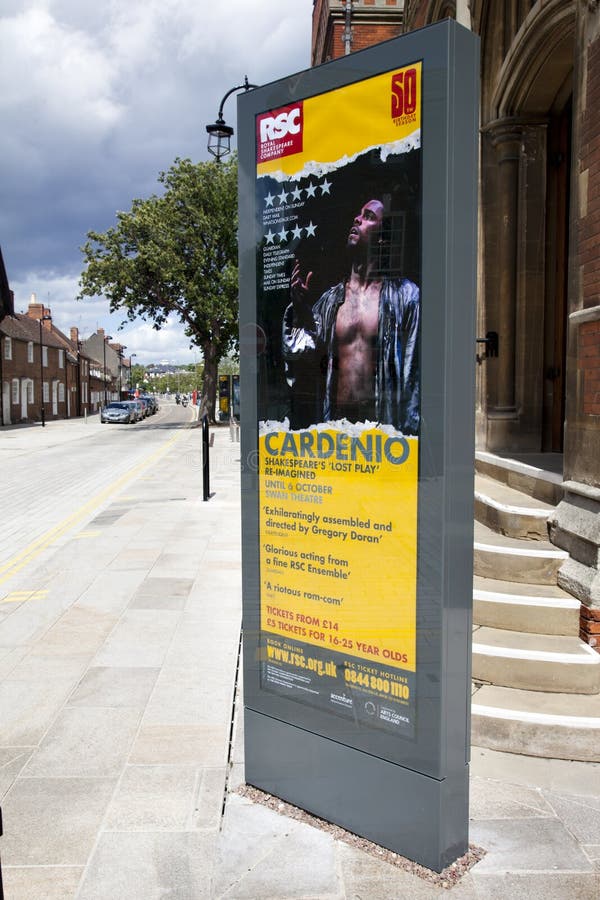 Cardenio billboard editorial stock image. Image of board - 19972834