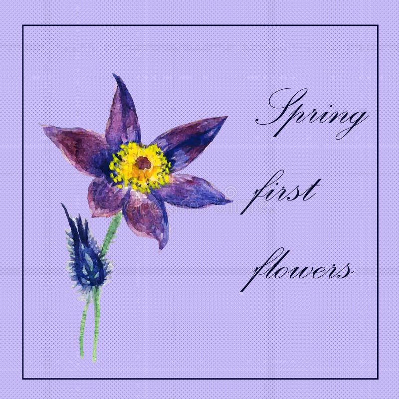 Cardez Avec L'illustration Douce D'aquarelle De Perce-neige ...