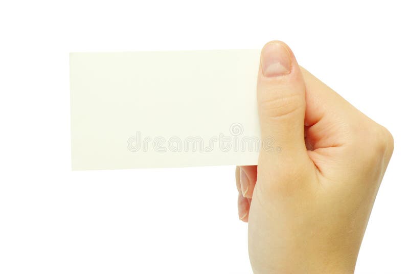 Cardez Les Blancs Disponibles Image stock - Image du texte, salutation ...