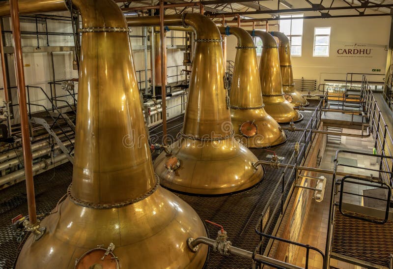 Cardhu Whisky Distillery in Speyside. Editorial Stock Image - Image of ...