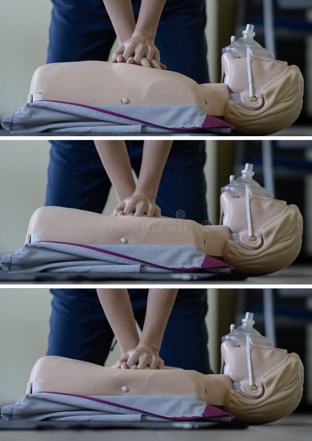 Cardiac Massage Sequence. CPR Stock Photo - Image of cardiac, life ...