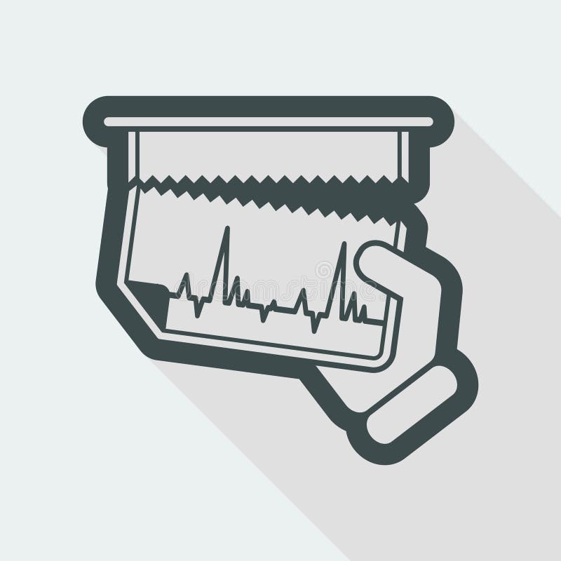 Cardiac test document stock vector. Illustration of cardiology - 117821666