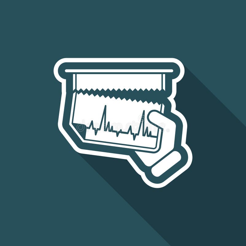 Cardiac test document stock vector. Illustration of equipment - 118520086