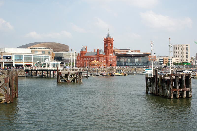 Cardiff Bay stock image. Image of travel, city, united - 5640699