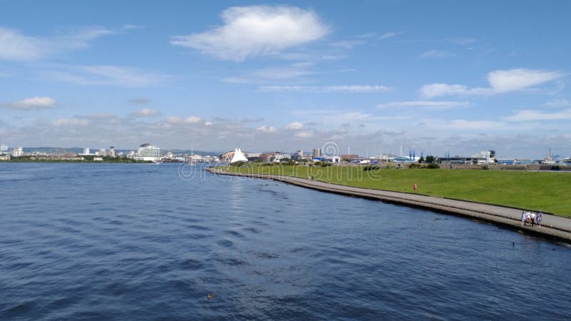 Cardiff Bay stock photo. Image of barrage, water, summer - 169585362