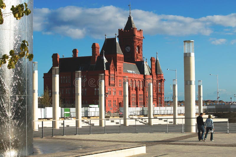 Cardiff Bay Custom House stock image. Image of modern, buildings - 25051