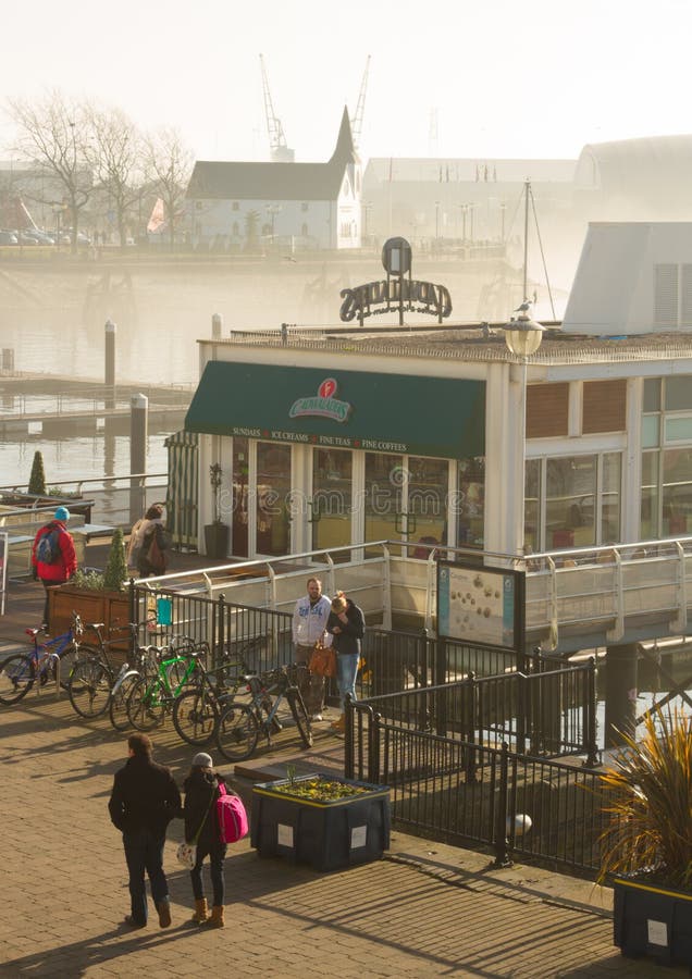 Cardiff Bay editorial photography. Image of waterfront - 51046467