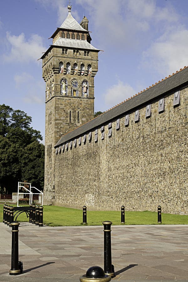 Cardiff Castle stock photo. Image of castle, cardiff - 26493020
