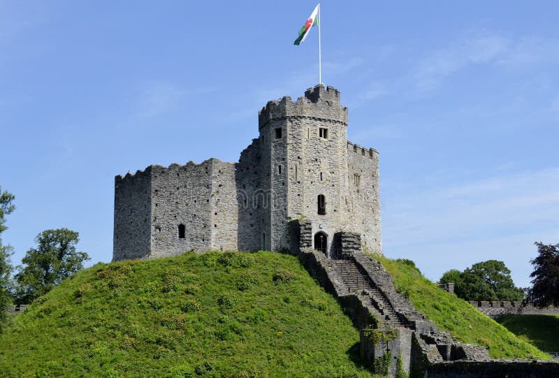 Cardiff castle stock image. Image of architecture, tourism - 45229243