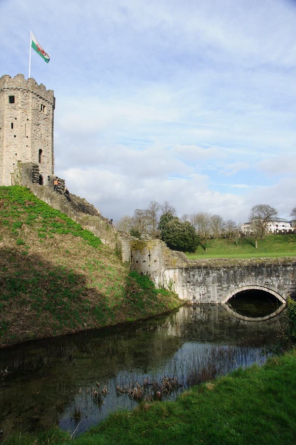 Cardiff Castle stock photo. Image of cardiff, stone, kingdom - 41390300