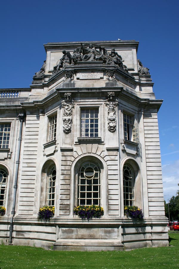 Cardiff law courts stock photo. Image of stone, courts - 10943016