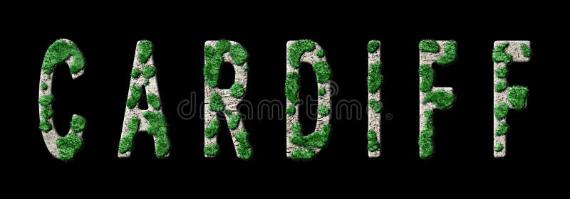 Cardiff Green Typography Stock Illustrations – 2 Cardiff Green ...