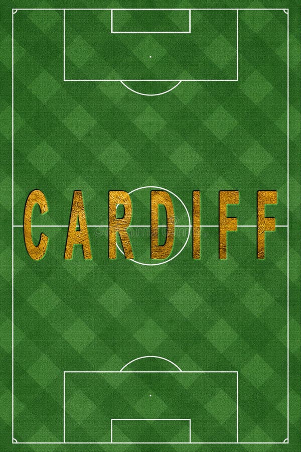 Cardiff Tourism and travel stock illustration. Illustration of street ...