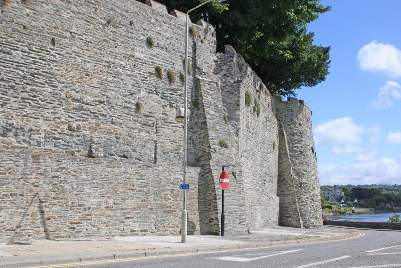 Cardigan Castle, Wales stock photo. Image of tower, cardigan - 97354458