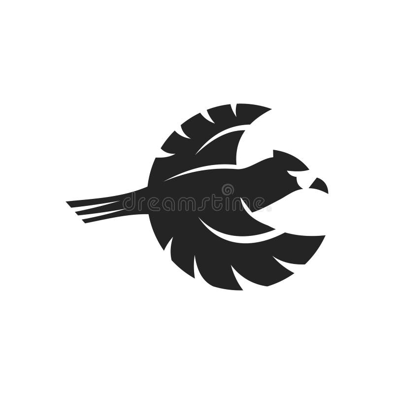 Cardinal Bird Logo Template Isolated. Brand Identity. Icon Abstract ...