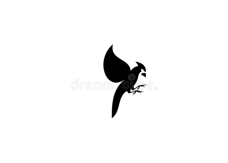 Cardinal Bird Simple Logo Icon Designs Vector Illustration Stock ...
