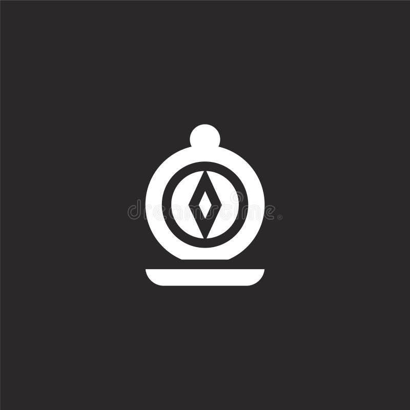 Cardinal Points Icon. Filled Cardinal Points Icon for Website Design ...