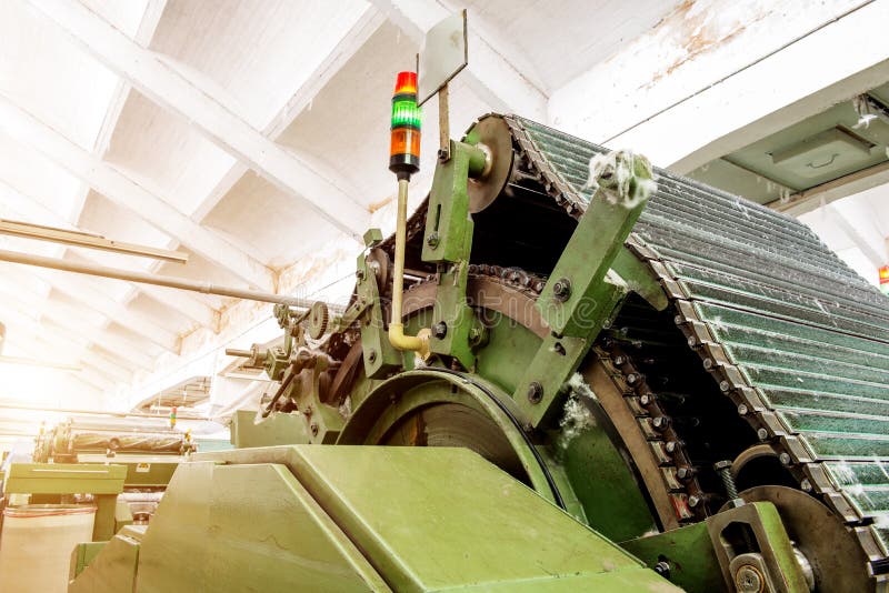 Carding Machine for Textile Mill Stock Photo - Image of yarn, fiber ...