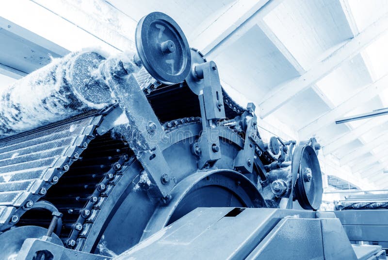 Carding Machine for Textile Mill Stock Photo - Image of production ...