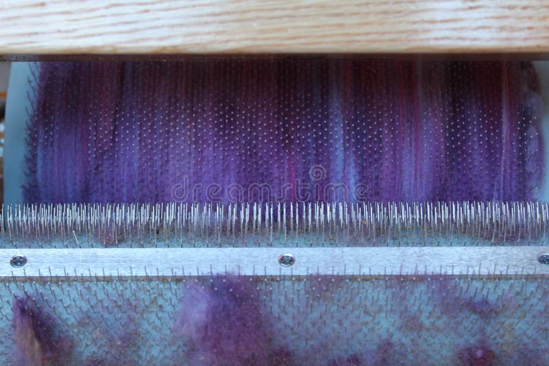 Carding sheep wool stock photo. Image of blending, cloth - 84853436