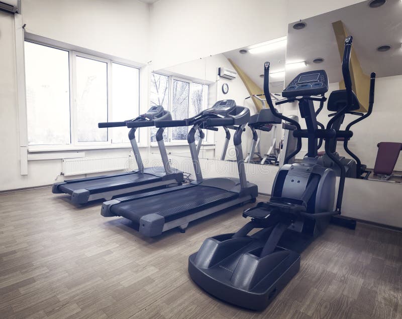 Cardio in the gym stock image. Image of objects, series - 63335721