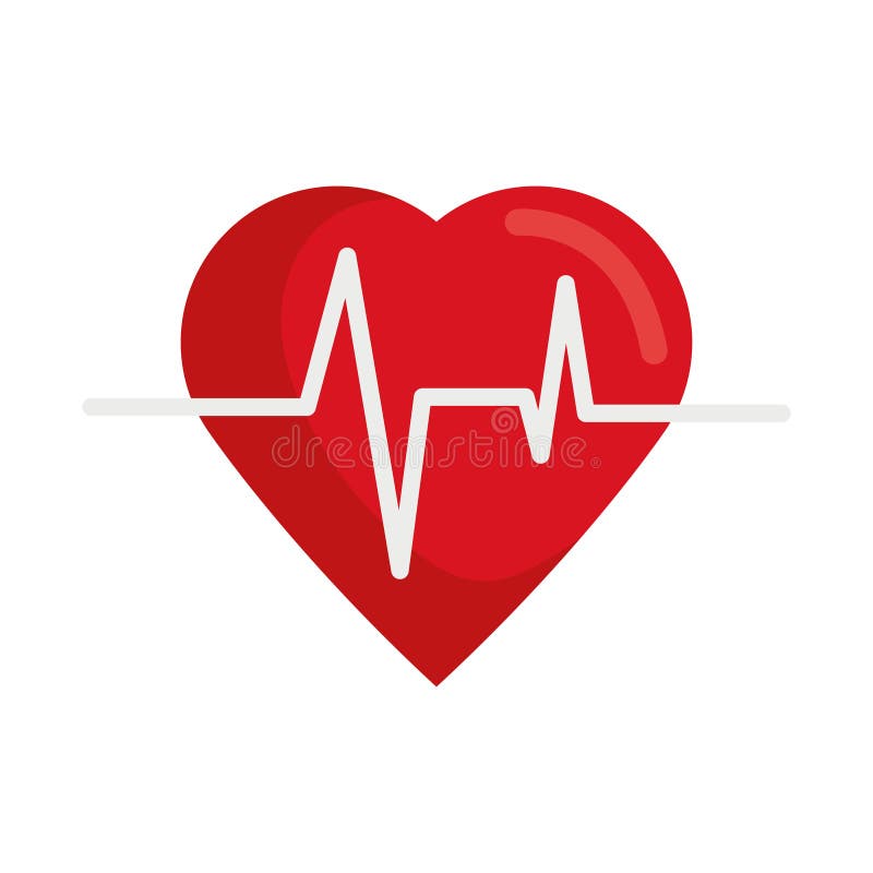 Cardio heart icon stock vector. Illustration of curve - 273204571