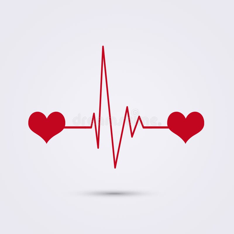 Cardio Rhythm Background stock illustration. Illustration of science ...