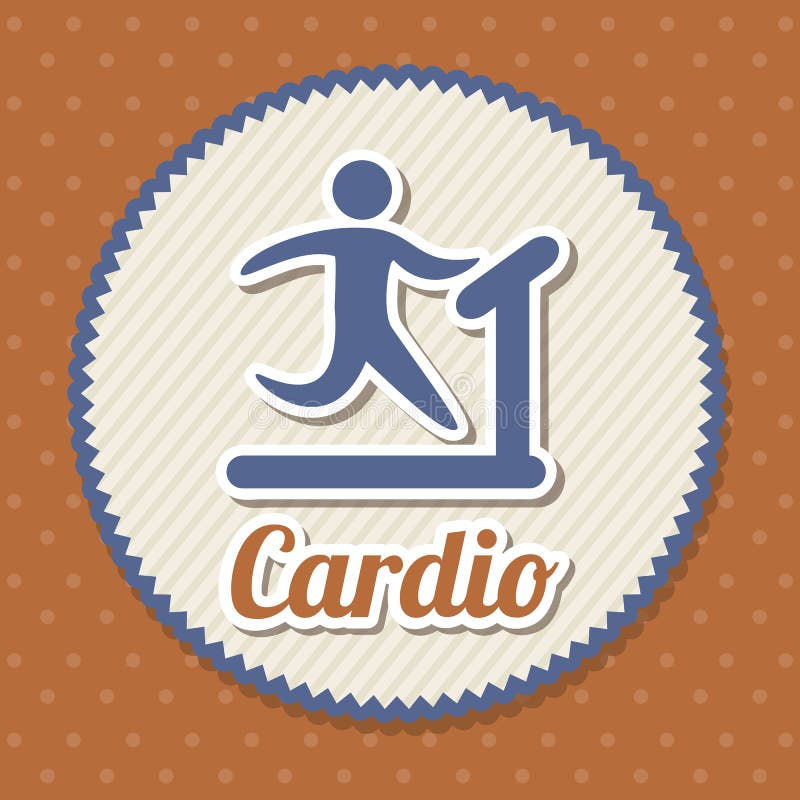 Cardio stock vector. Illustration of cardio, marathon - 30945831