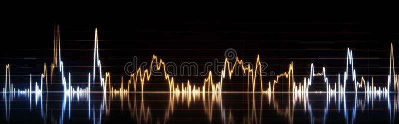 Cardiogram on a Monitor Screen with Glare. AI Generated Stock Photo ...
