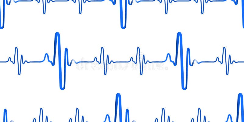 Seamless Ekg Pattern Stock Illustrations – 379 Seamless Ekg Pattern ...