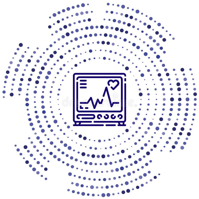 Cardiogram Vector Icon. Cardiogram Editable Stroke. Cardiogram Linear ...