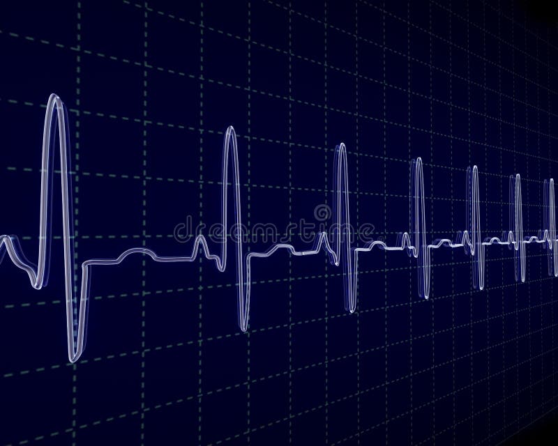 Cardiograma stock de ilustración. Ilustración de vitalidad - 22137326