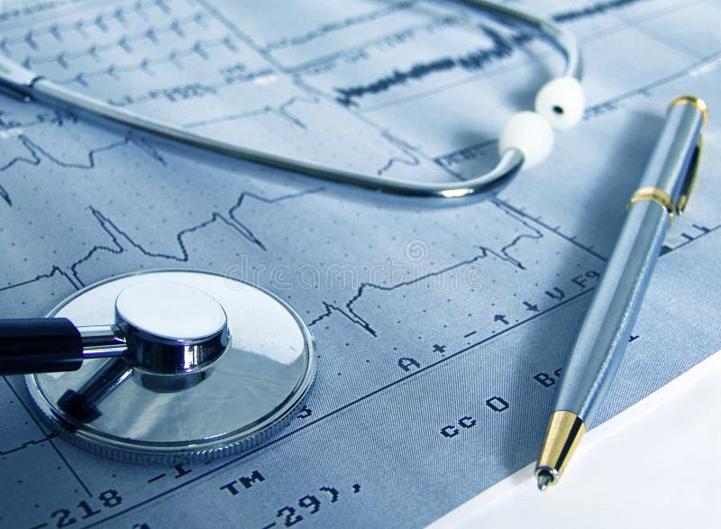 Cardiological Test Analysis Stock Photo - Image of diagnose, checkup ...